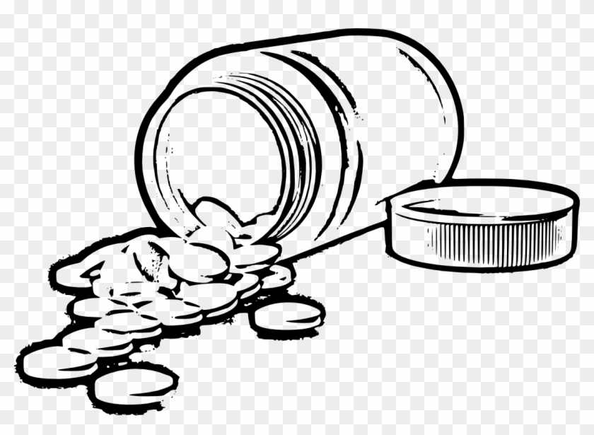 Pill Overdose Drawing - Full Size PNG Clipart Images Download