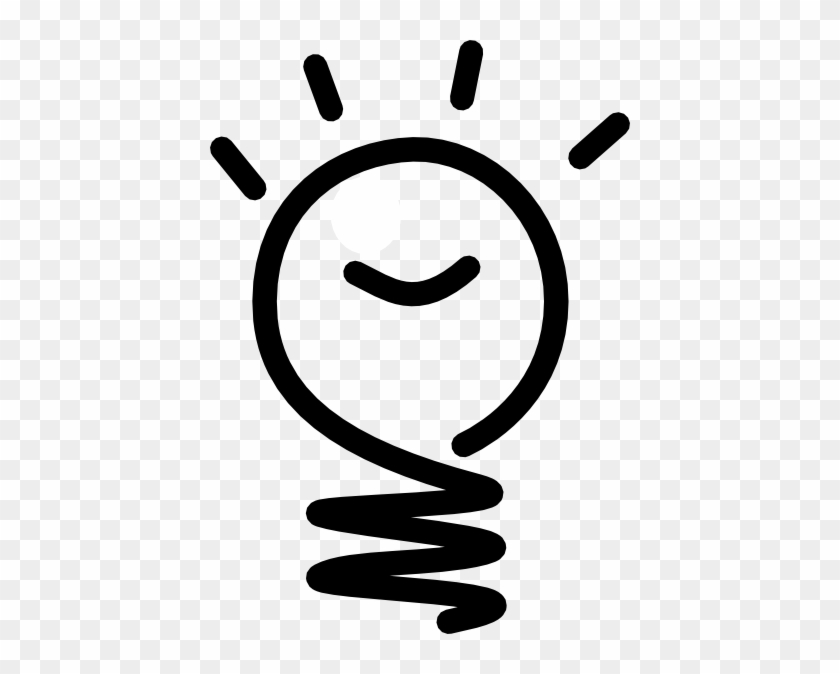 Idea Black And White - Full Size PNG Clipart Images Download