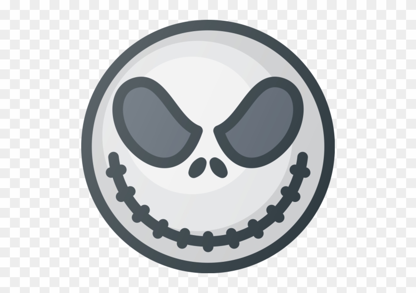 Jack, Skellington, Halloween, Head, Mask Icon - Jack Skellington Emoji ...