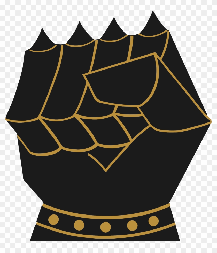 Fist Clipart Big - Gauntlet Fist - Full Size PNG Clipart Images Download