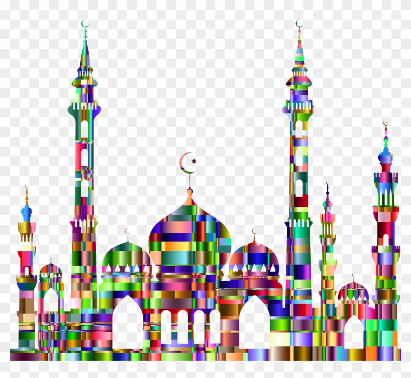 Chromatic Mosque 2 - Colorful Mosque Png - Full Size PNG Clipart Images ...