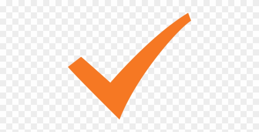 24-7 Support - Orange Check Marks - Full Size PNG Clipart Images Download
