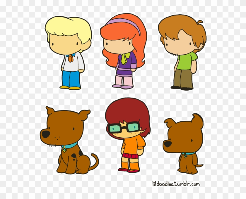 Lil' Scooby Doo - Cute Scooby Doo Drawing - Full Size PNG Clipart ...