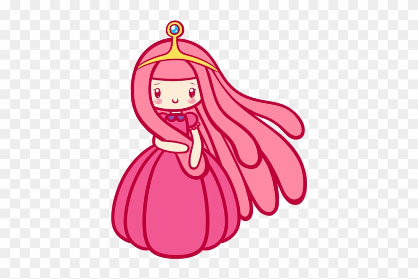 Bubblegum By Shiin - Adventure Time Chibi Princess Bubblegum - Full Size PNG Clipart Images Download