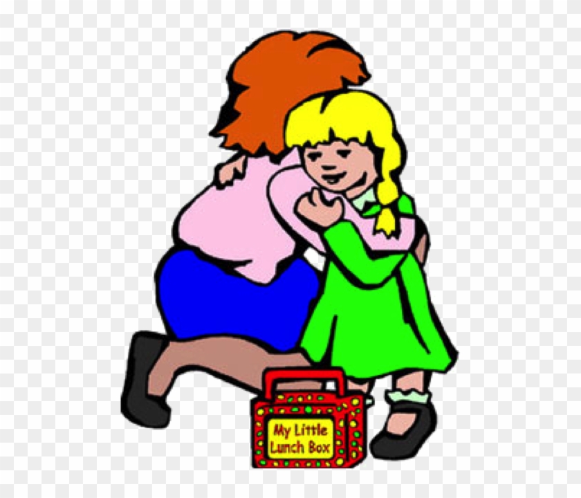 Teacher Hugging Student Clipart - Full Size PNG Clipart Images Download