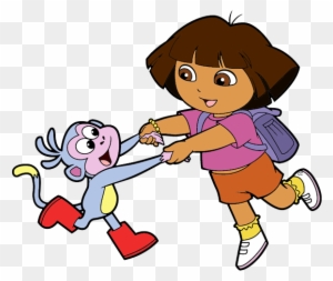 Dora Pointing - Dora The Explorer Clipart - Free Transparent PNG ...