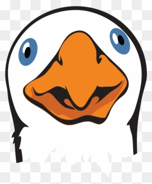 Angry Cartoon Goose