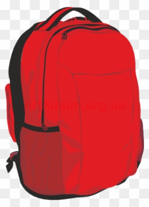 Open Backpack Clipart