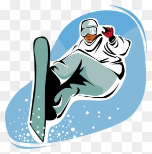 Snowboard Clipart Black And White