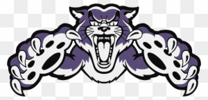 Scared Wildcat Clipart Logo