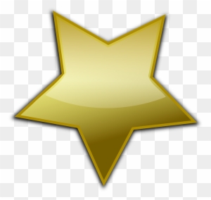 Gold Star Clipart Gold Star Clip Art At Clker Vector - Gold Star Vector ...
