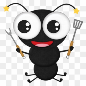 Picnic Basket With Ants Clip Art