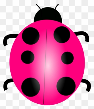 Pink Ladybug Clip Art At Clker Com Vector Clip Art - Pink Lady Bug Clip ...