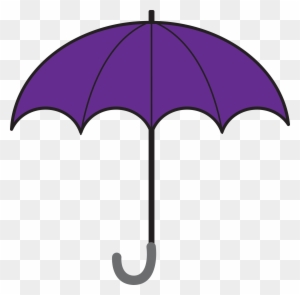Bridal Shower Purple Umbrella Clip Art