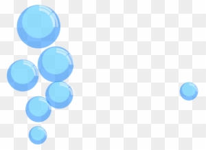 Blue Bubble Border