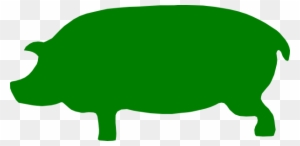 Green Pig Clip Art - Pig Green - Free Transparent PNG Clipart Images ...
