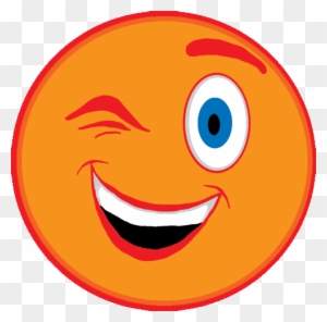 Happy Face Winking Clipart School