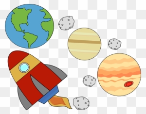 Rocket Flying Through Outerspace - Space Clipart - Free Transparent PNG ...