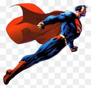 Superman Flying Front View