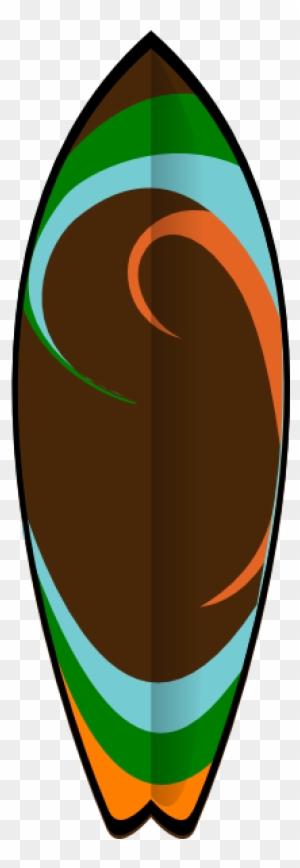 Hawaiian Surfboard Clipart Image - Surf Board Vector Png - Free ...