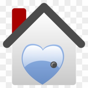 Real House, Home, Icon, Heart, Love, Houses, Estate, - House Clip Art ...
