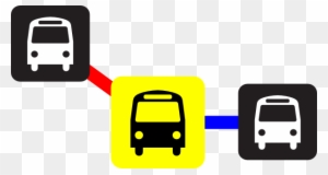 Station Bus Route Clip Art - Bus Route - Free Transparent PNG Clipart ...