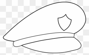 Cop Cap Clip Art - Draw A Police Hat - Free Transparent PNG Clipart ...