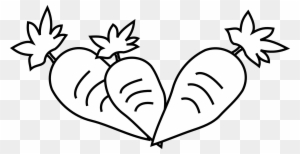 Fruits And Vegetables Clipart Black And White