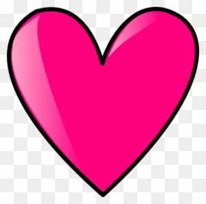 Hot - Pink - Heart - Clipart - Hot Pink Heart Clipart - Free ...