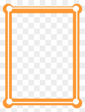 Orange Clipart Picture Frame - Orange Borders And Frames - Free ...