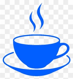 Blue Coffee Cup Logo