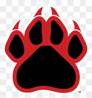 Red Wolf Paw Print - Red And Black Panthers - Free Transparent PNG ...