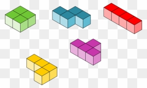 Tetris Clip Art - 3d Block Vector - Free Transparent PNG Clipart Images Download