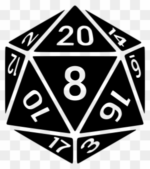 Dice Clipart 20 Sided - 20 Sided Dice Clipart - Free Transparent PNG ...