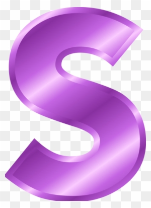 Purple Letter S S
