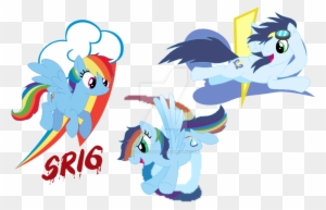 Superrosey16 153 32 The Soarindash Family Cutie Marks - Mlp Soarin ...