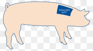 Pork Shoulder Is The Top Portion Of The Front Leg Of - Blade Steak On ...