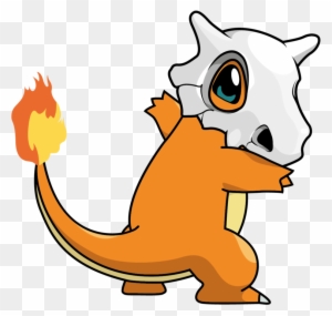 Charmander Cubone By Bunny Vomit - Charmander - Free Transparent PNG ...
