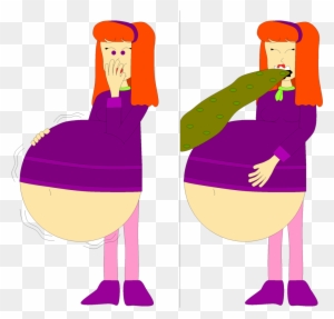 Velma's Belly Button Popped By Angry-signs - Fat Velma And Daphne Angry ...