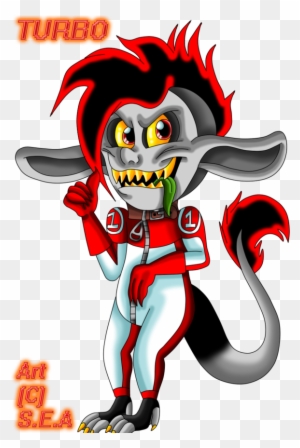 Wreck It Ralph Art Trade Turbo The Opossum By Skunkynoid - Cartoon ...