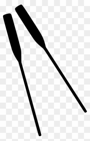Rowing Oars Outline