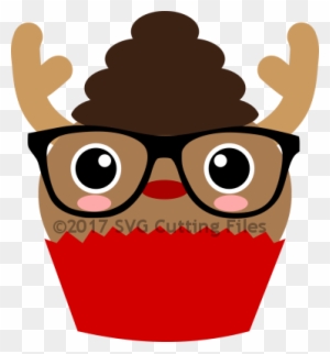 Christmas Reindeer Cupcake - Christmas Day - Free Transparent PNG ...
