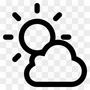 Sunny Icon - Sunny Cloud - Free Transparent PNG Clipart Images Download