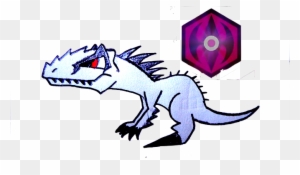 Free Dinosaur Clipart Black And White - Jurassic World Indominus Rex ...