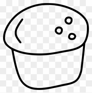 Scone Pastry Dessert Cake Bake Comments - Line Art - Free Transparent ...