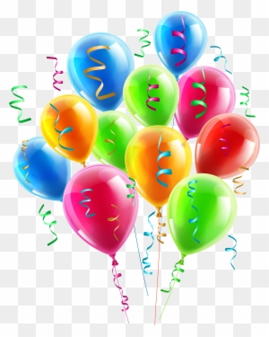 Balloon Birthday Party Clip Art - Balloons Design Png - Free ...