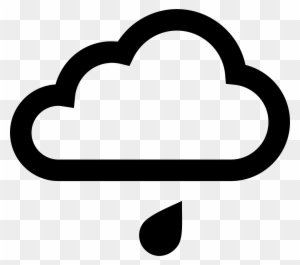 Heavy Rain Weather Symbol For Kids - Weather Forecast Icons Rain - Free ...
