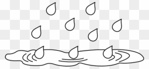 Puddle Black And White Clip Art - Mud Puddle Coloring Pages - Free ...