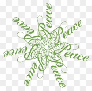 Peace Word Clip Art