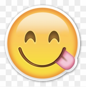 Face Savouring Delicious Food - Emoji Delicioso Png - Free Transparent ...